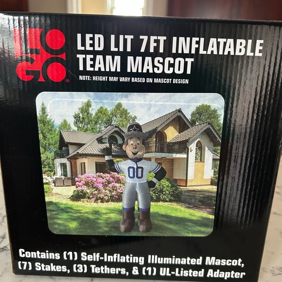 Other | Led Lit 7ft Inflatable Team Mascot | Poshmark